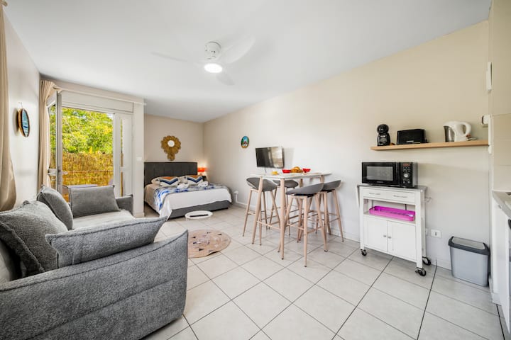 Le Corail -Studio à 5mn à Pied Du Lagon Hermitage - Saint-Gilles les Bains