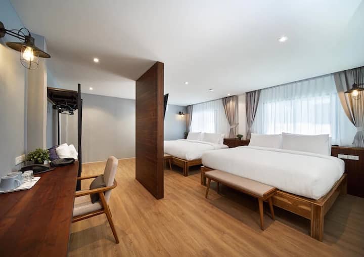 Phiphi @Wooden Loft Family (4pax) Nice Location1 - Ko Phi Phi Don