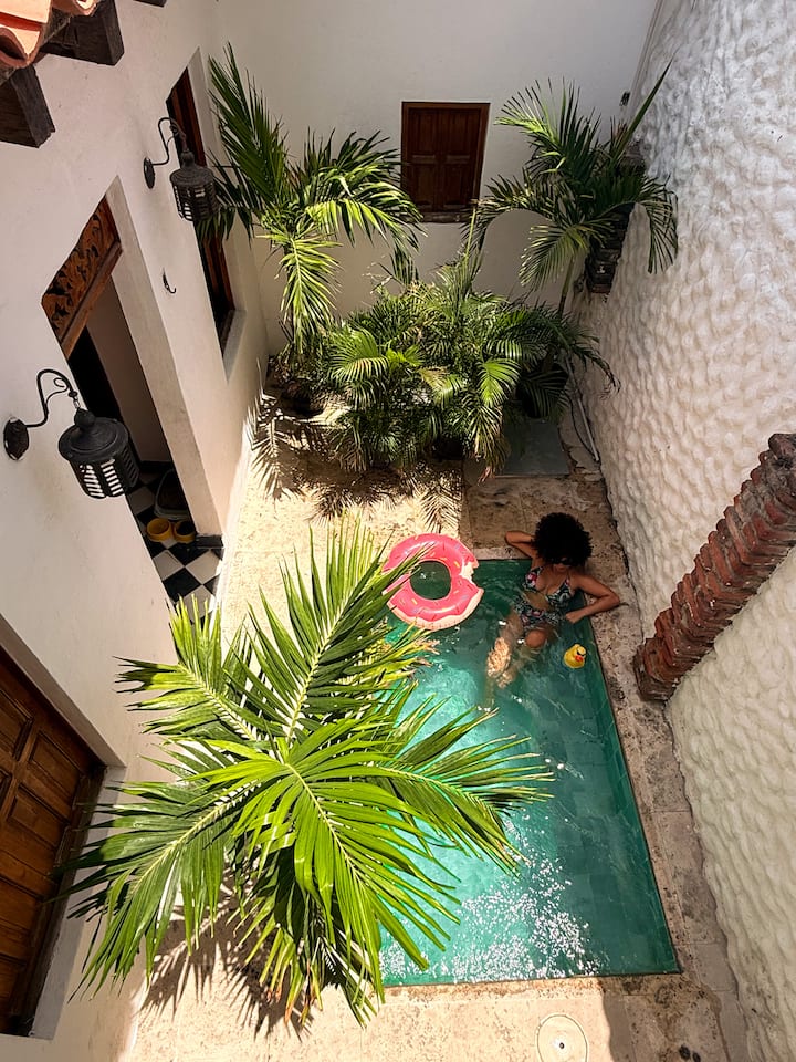 Casa Colonial Con Piscina Cerca De La Playa - Santa Marta