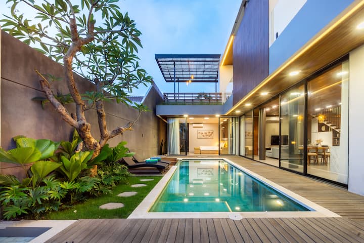 3br Villa Private Pool In Central Seminyak - Indonésie