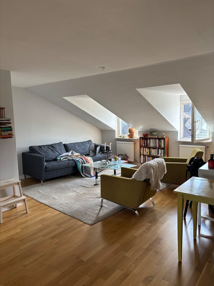 Central Lägenhet Högst Upp Med Balkong - Stockholm