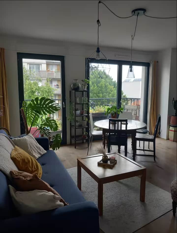 Appartement Lumineux Terrasse Portes De Paris - Aubervilliers