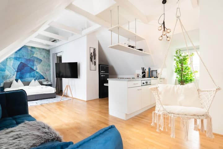 Noor | Elegantes Loft Mit A/c Im Herzen Der Stadt - 그랏츠