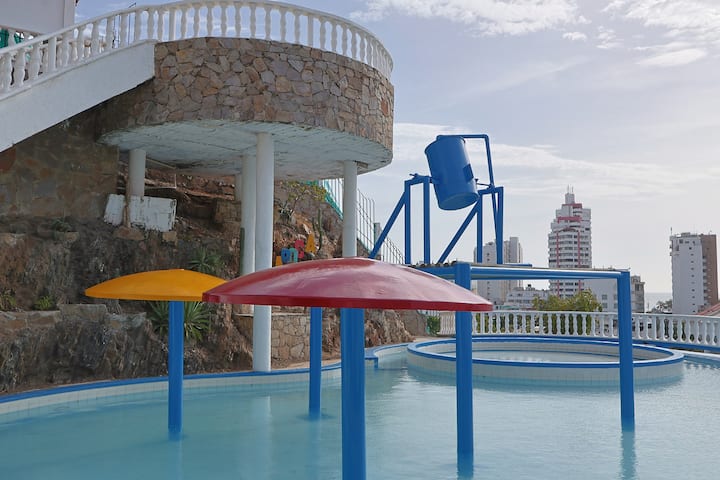 Piscina | 6 Habitaciones | Rodadero | Ac + Wifi - Santa Marta, Colombia