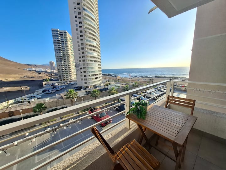 Llacolén Ocean View | Terraza + Piscina + Parking - Antofagasta, Chile