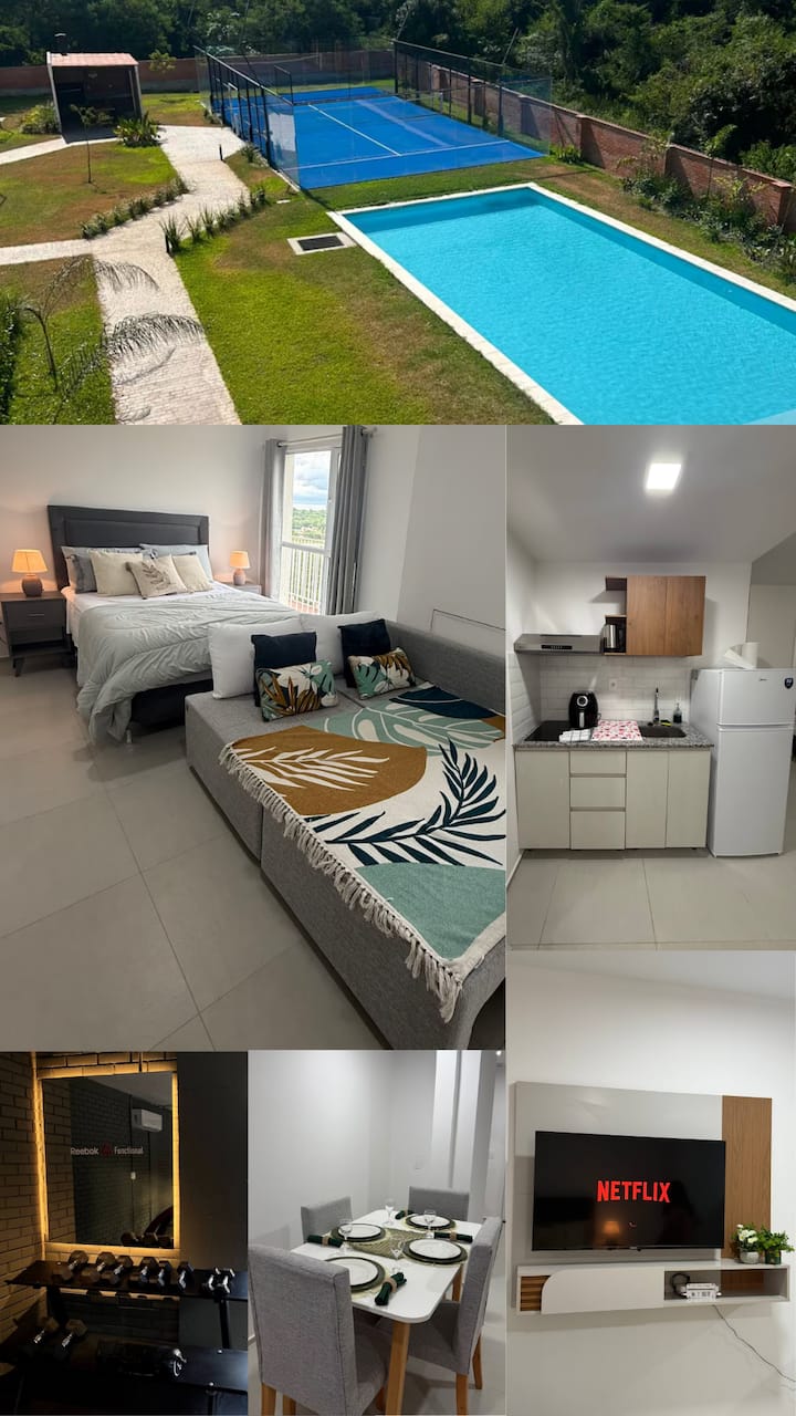 Apt With Pool&free Parking-5min Away From Airport - Paraguay
