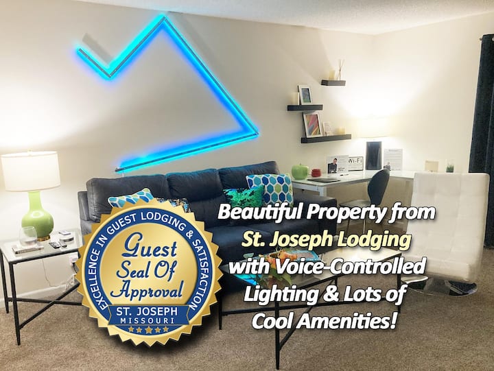 Beautiful 2-bedroom Lodging With Awesome Amenities - Saint Joseph, MO