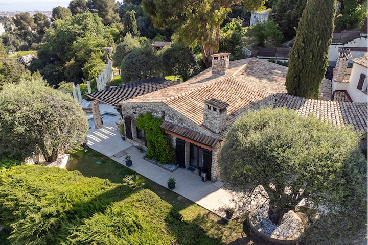 Luxury 5 Bed Villa In Nice Huge Estate Pool Spa - Nice