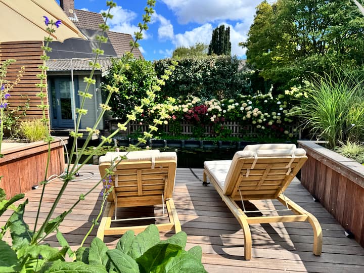 Luxe Familiehuis Aan Water Bij Haarlem & Strand - Aeropuerto de Ámsterdam-Schiphol (AMS)