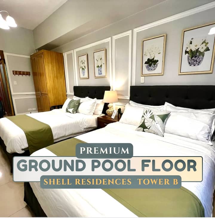 Free Parking! Convenient @ The Ground Pool Floor - Pasay