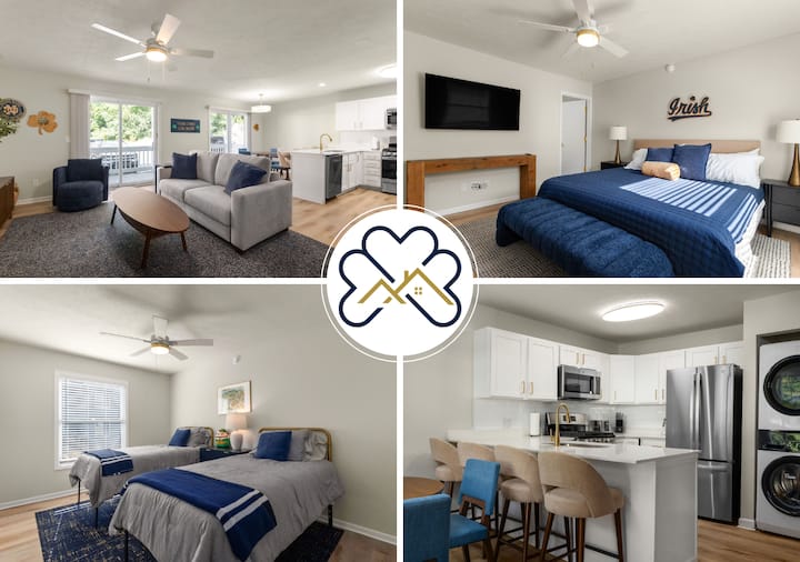 The Irish Landing | 2br/2ba | Private Balcony - Notre Dame, IN