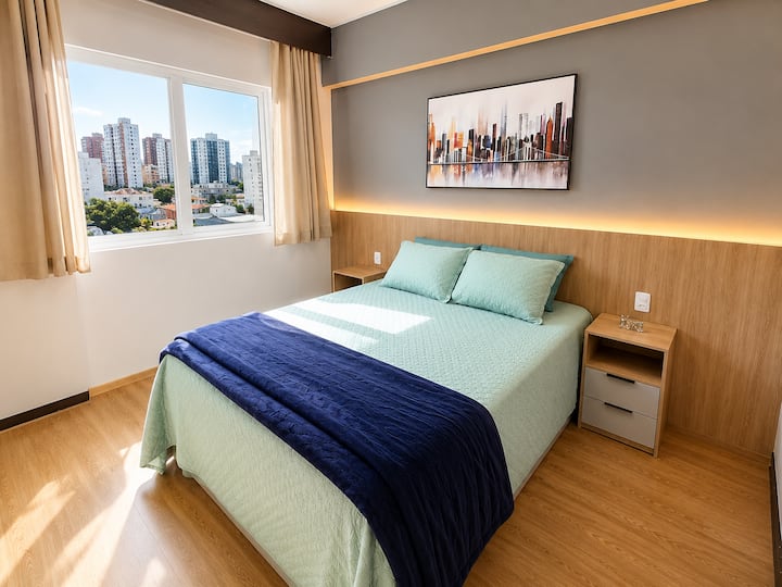 Mc 806 - Flat Elegante Em Hotel - São Paulo