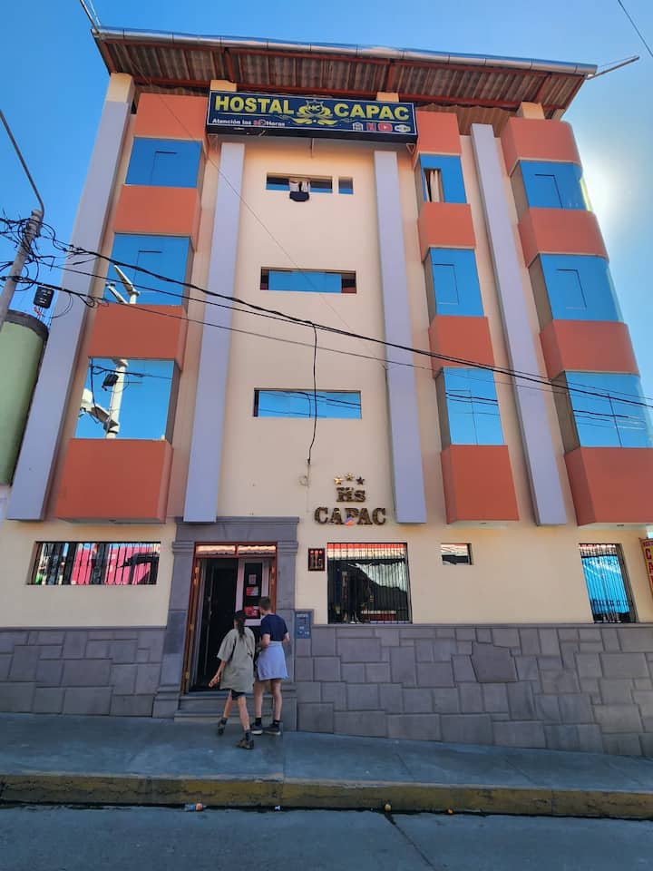 Habitación 2 Camas De 2 Plazas/cu Con Baño Privado - Ayacucho