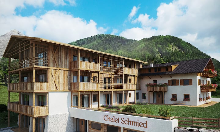 Natur-chalet Panoramablick & Doppelbalkon - Terenten