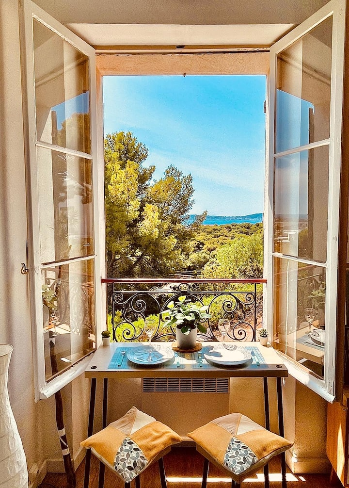 Appartement Vue Mer (Almanarre/giens/porquerolles) - Presqu'île de Giens