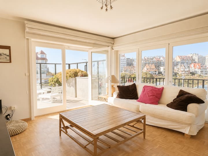 Magnifique Appartement Vue Mer Avec Terrasse Xxl - Bruges