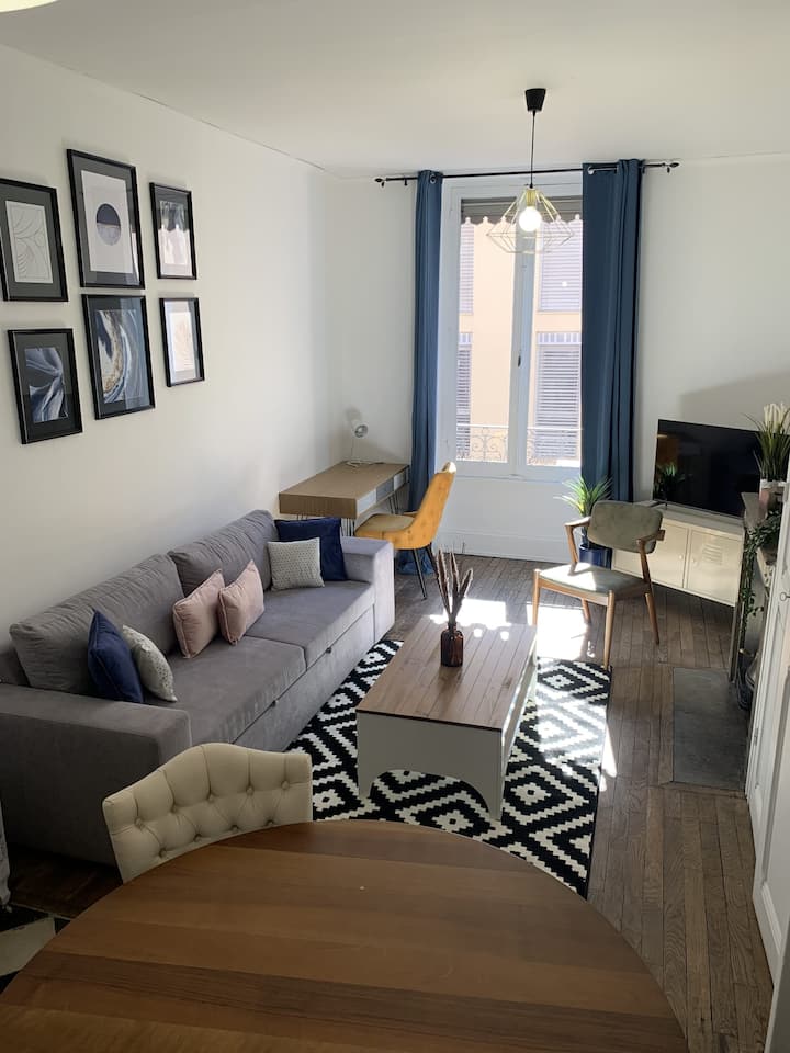 Appartement Cosy Au Pied Du Métro A Villeurbanne - Villeurbanne