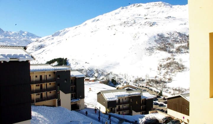 Sunny Ski Studio For 4 - Résidence Les Asters - Les Menuires