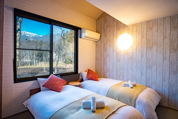 Kawa Mt. Hakuba Mountain View Standard Twin Room - Hakuba