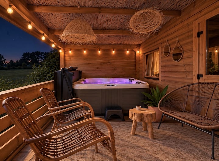 Boho Ibiza Chalet With Jacuzzi Near Amsterdam - Haarlem