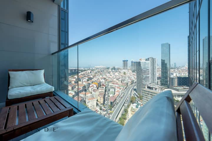 26th Floor 2 Bedroom Spacious Unit W/parking #633 - İstanbul