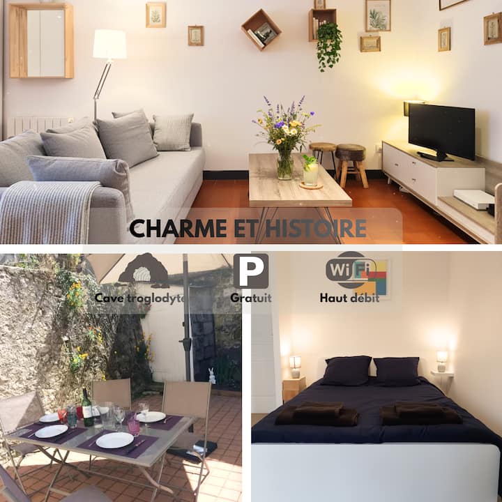 La Maison Du Chapelain•centre Ville Calme•2 Cours - Saumur