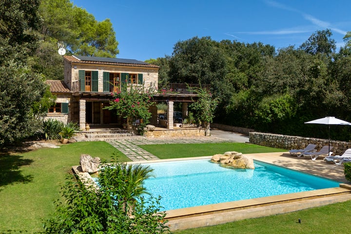 Can Feliu, Casa Rústica Con Piscina Privada - Majorka