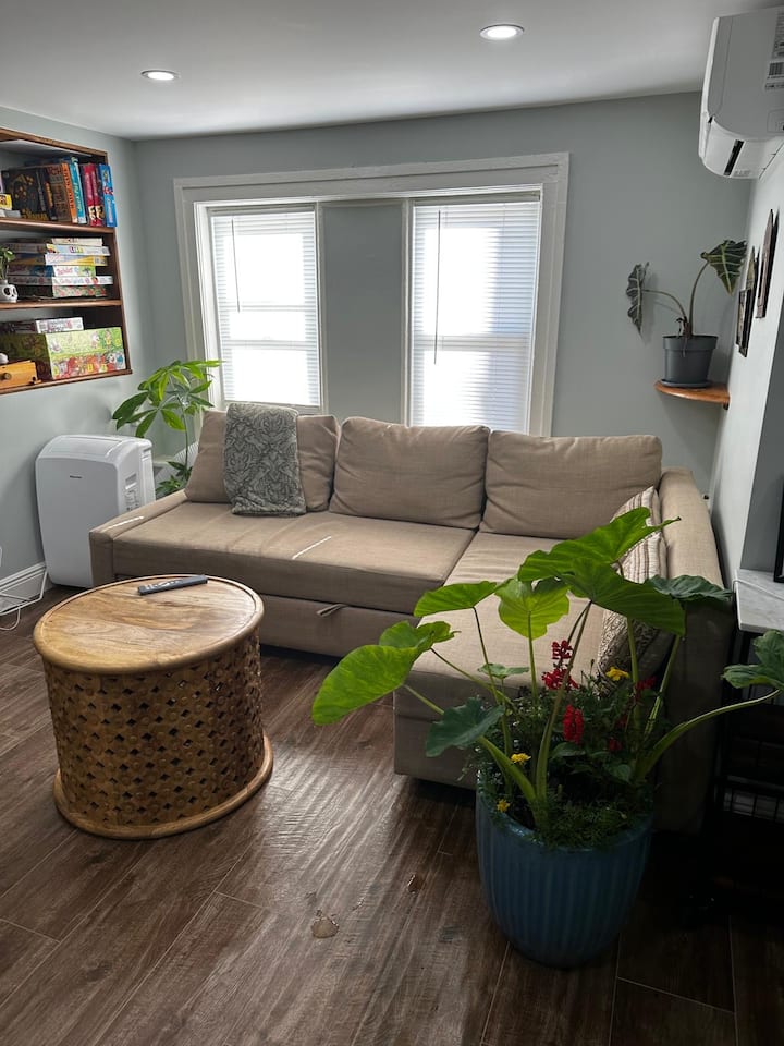 Upscale Downtown Garden Level 2br Kitchen Spa Bath - Troy, NY