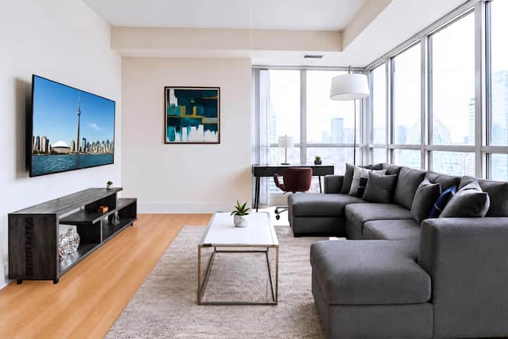 Walk To Cn Tower - Condo W/ Balcony & Pool Access - Toronto