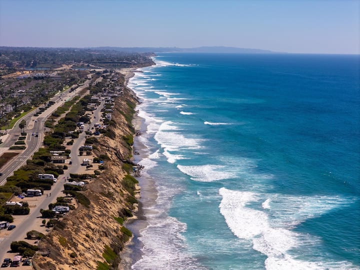 Surfside | Ocean View, Rooftop Deck, Walk To Beach - Carlsbad, CA