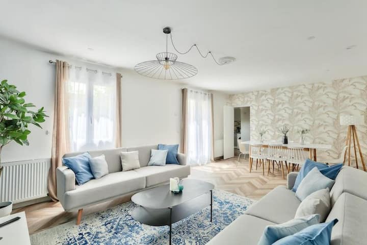 Villa 118m² Jardin Bbq Paris 15 Min Ligne H - Sarcelles