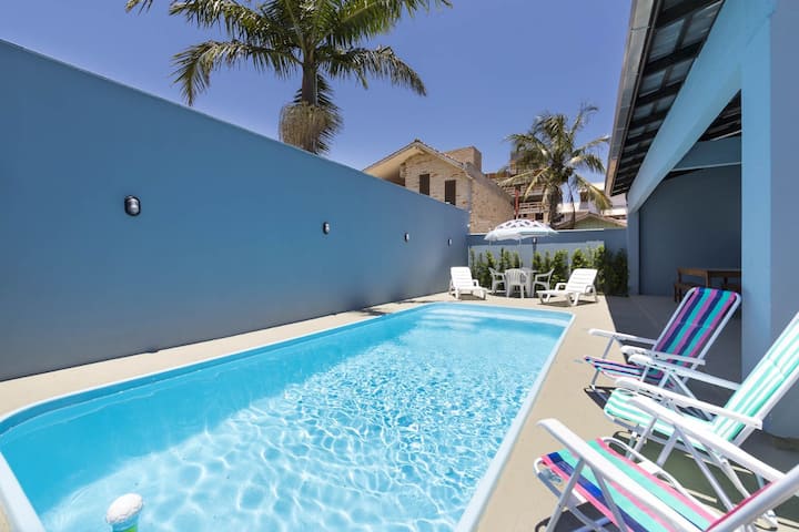 Casa Patta Com Piscina A 350m Da Praia De Mariscal - Bombinhas