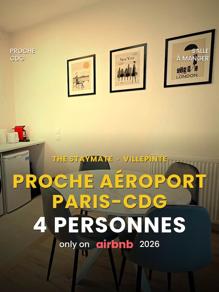 Expérience Unique - Le Loft Pour 3 Ou 4 Personnes - Villepinte