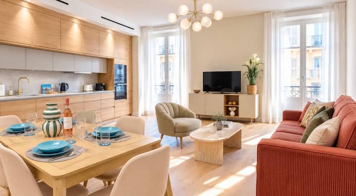 90 M² · 3 Chambres · Vieux-nice & Plage à Pied - Nice