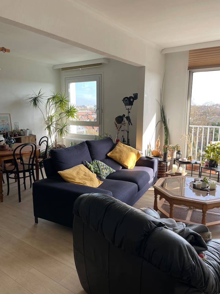 Roubaix - Location Appartement Meublé 106 M² - T4 - Roubaix