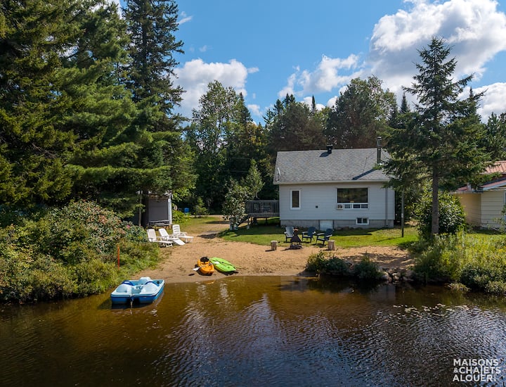 Le Laly | Lac Privé | Paisible | Animaux Acceptés - Saint-Donat