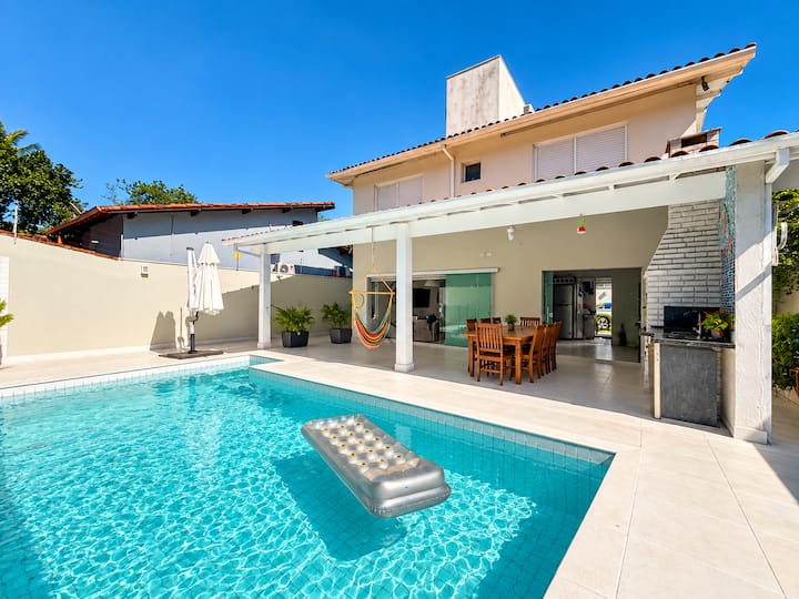 Casa Bela, Perequê, Piscina, 3 Suítes - Ilhabela