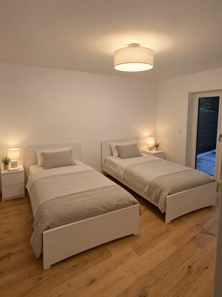 Schlichtes Apartment Für Bis Zu 5 Gäste - Grünwald