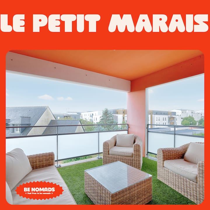 Le Petit Marais T4 Meublé Avec Loggia Et Parking - Cesson-Sévigné
