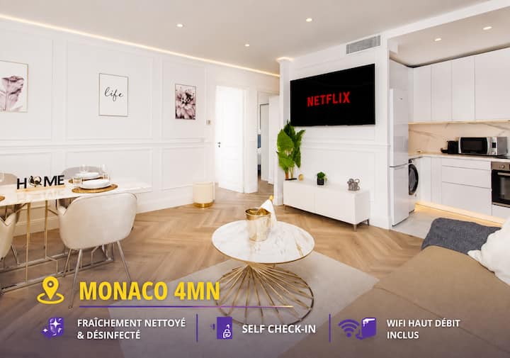 Hypercentre - 4 Mn Monaco - Luxueux - Br - Beausoleil