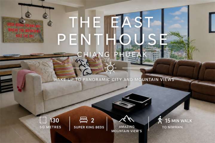 City View Luxe 2br Penthouse Near Nimman - San Sai District