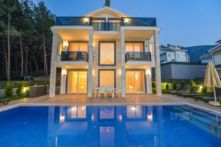 Fethiye öLüdenizde 4 Odalı Havuzlu Villa Ucar B - Ölüdeniz