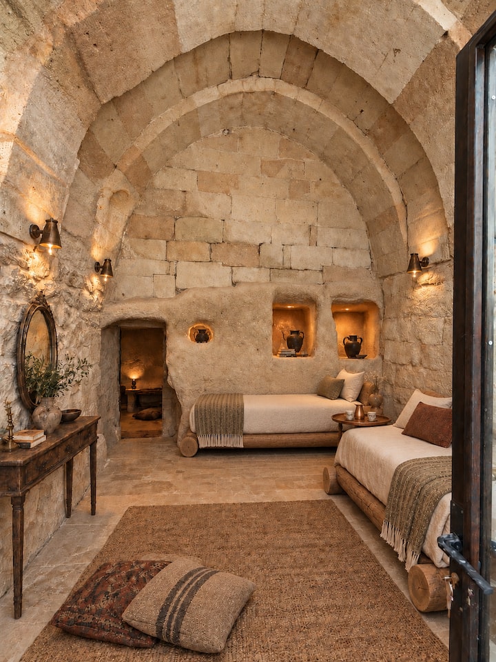 Rustic Design Cave Room With Jacuzzi - Ürgüp