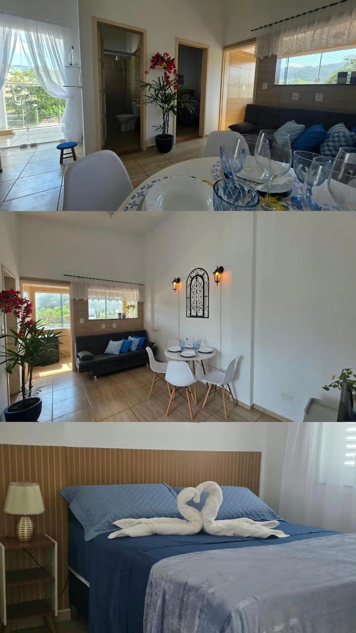Apartamento Romântico Estilo Grécia - Gravatal