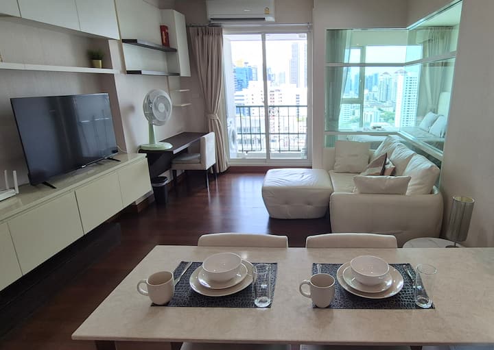 Thonglor Central Bkk Private Hot Tub Skyline Suite - 曼谷