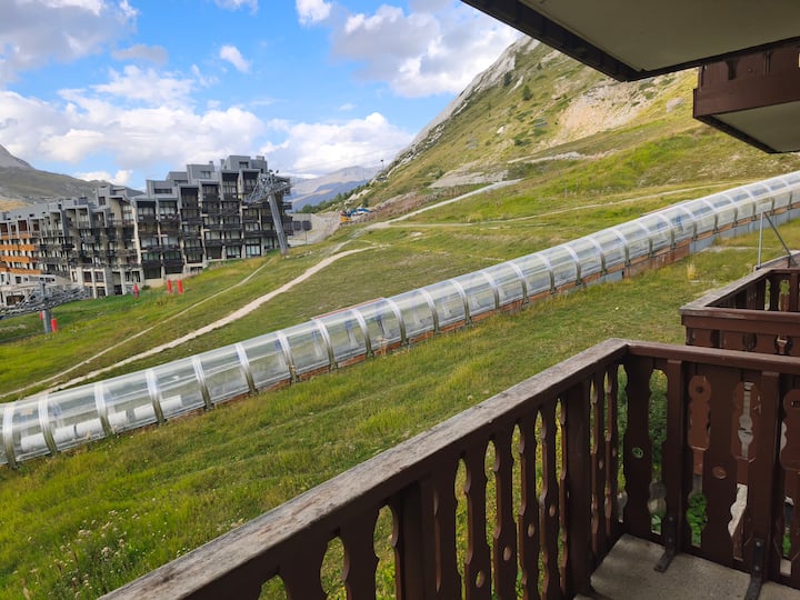 Logement 4 Pers Ski Aux Pieds Vue Piste Et Tignes - Val Claret