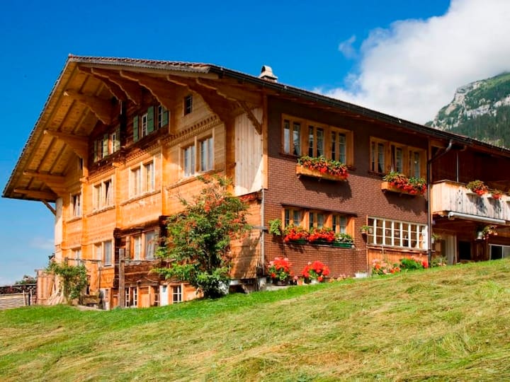 Bauernhaus Uf Dr Flue Appartement/fewo, Bad, Wc, 4 - Kandersteg