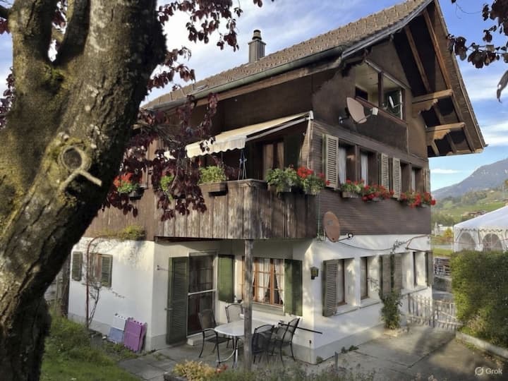 Bärgblick Appartement/fewo, Bad, Wc, 2 Schlafräume - Kiental BE