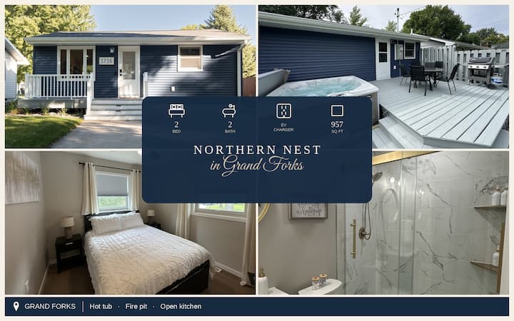 Northern Nest Hot Tub Walk To The Ralph - 大福克斯