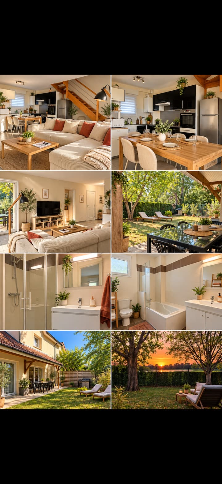 Villa 4 Chambres, Vu Lac à Deux Pas Du Golf - Bourges